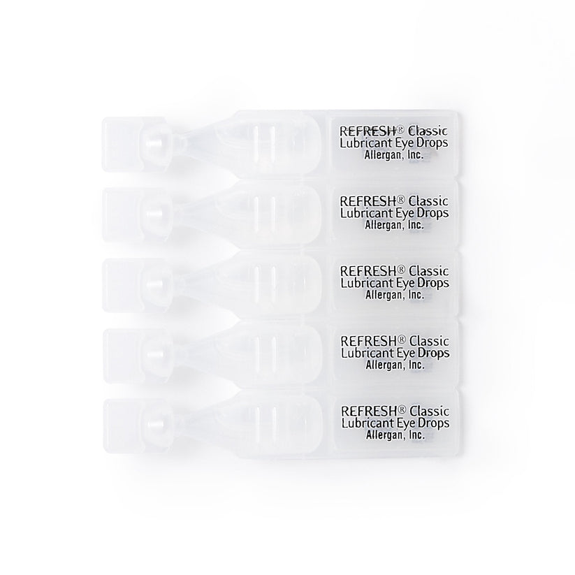FSA-Approved Refresh® Classic Lubricant Eye Drops, 30 Single-Use Drops ...