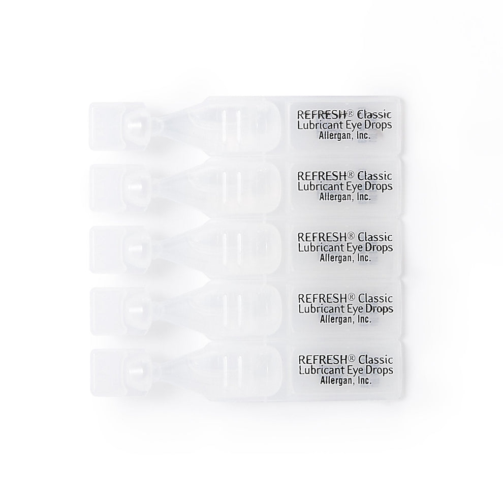 FSA-Approved Refresh® Classic Lubricant Eye Drops, 30 Single-Use Drops ...