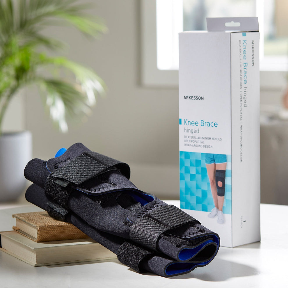 FSA-Approved McKesson Hinged Knee Brace, Open Patella – buyFSA